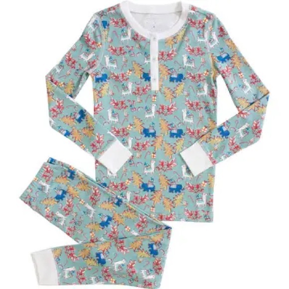 Roller Rabbit | Pajamas | Roller Rabbit X Maisonette Prancing Deer ...